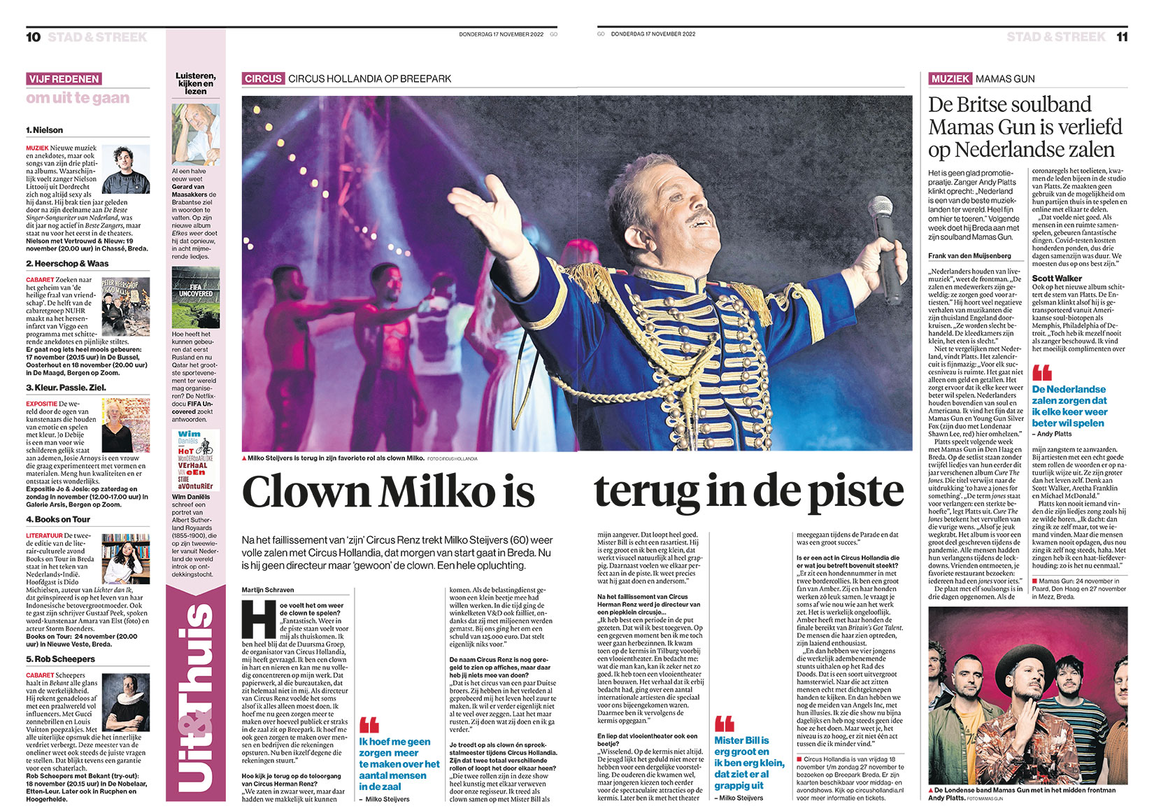 Milko begint aan “Brabantse thuiswedstrijd” | Nieuws | Nationaal Circus ...
